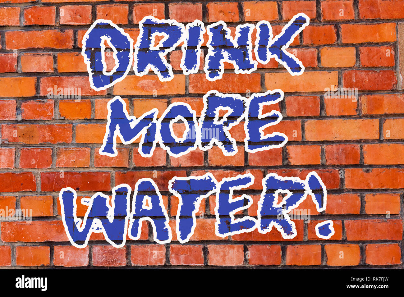 Word writing text Drink More Water. Business concept for increase ...