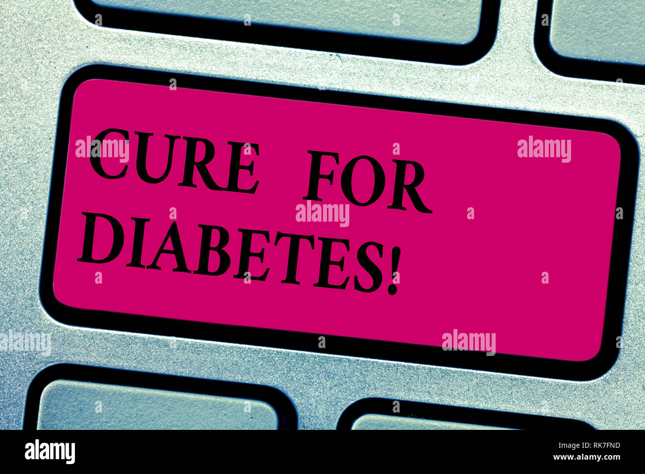 Writing note showing Cure For Diabetes. Business photo showcasing ...