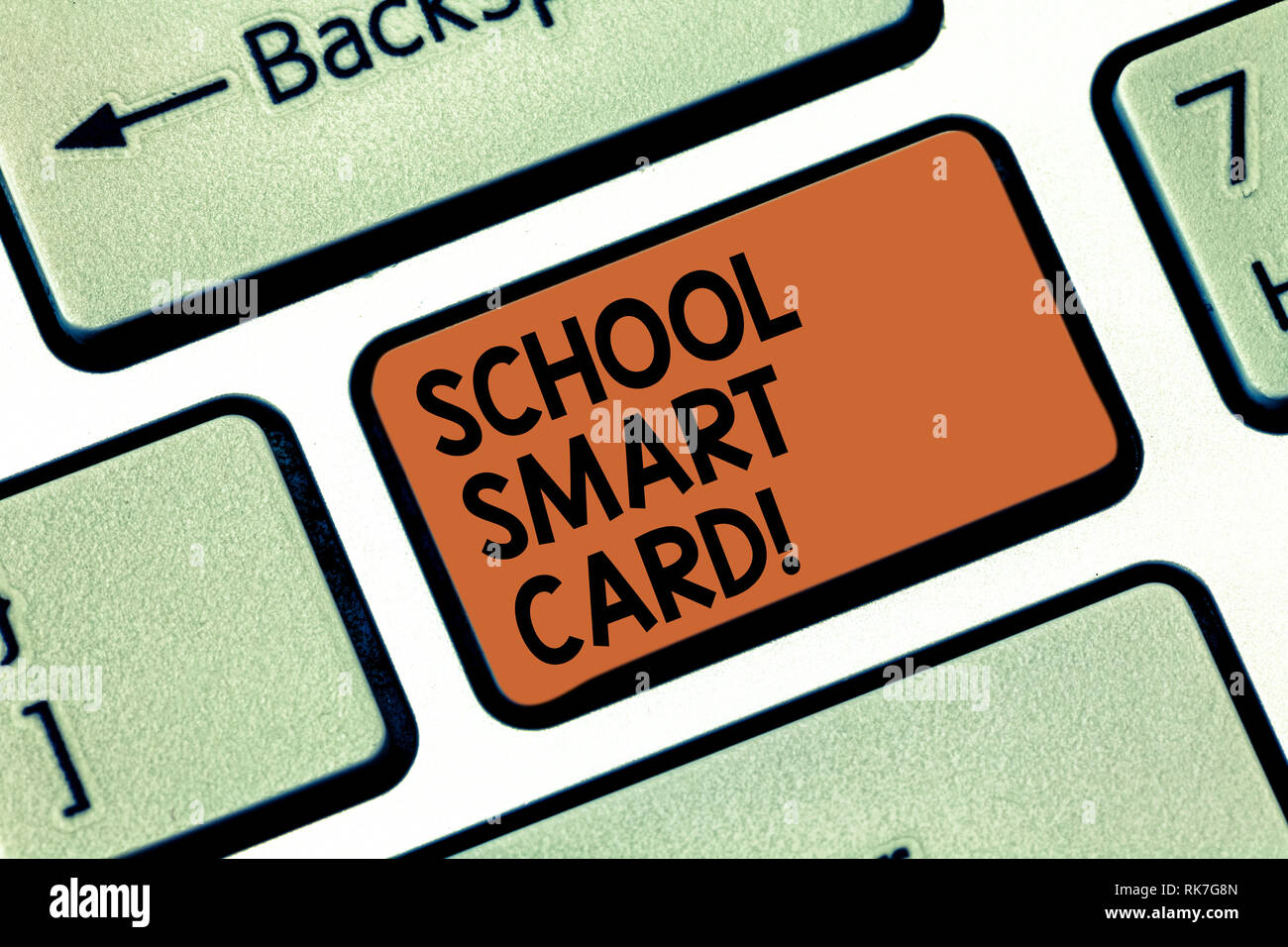 Word writing text School Smart Card. Business concept for integrated ...