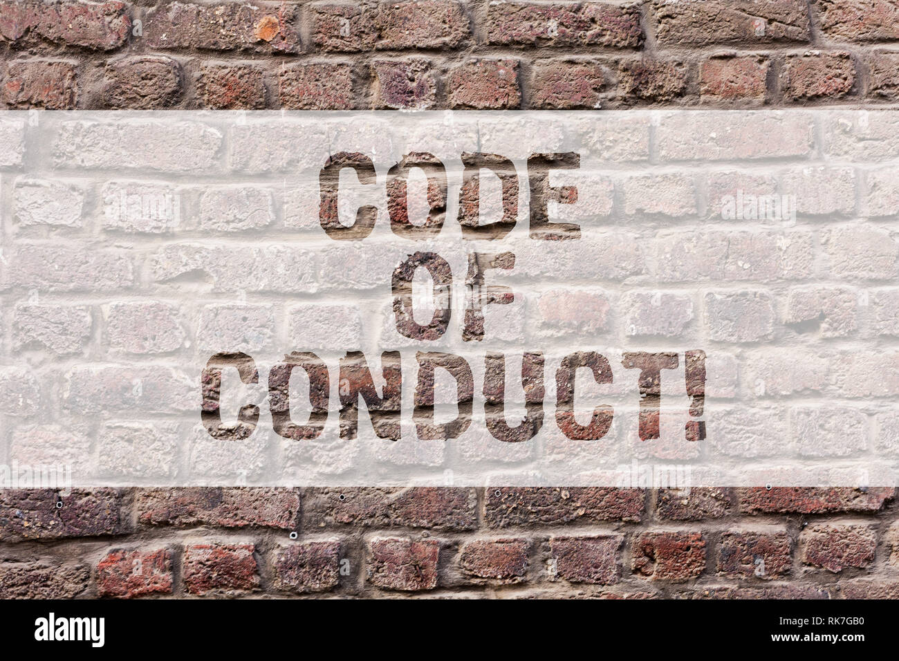 Word writing text Code Of Conduct. Business concept for Ethics rules ...