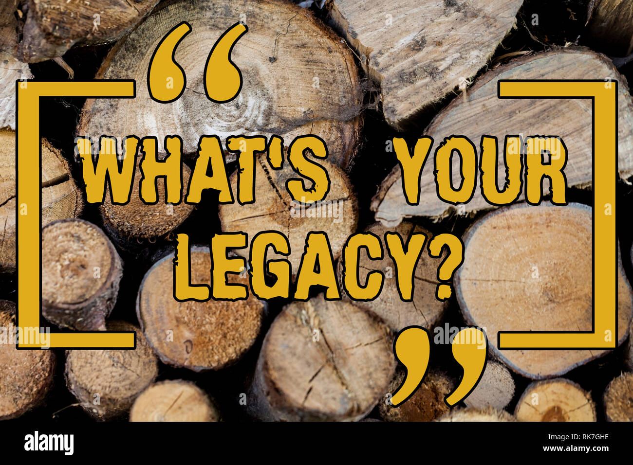 Handwriting text writing What S Your Legacy. Concept meaning gift that ...