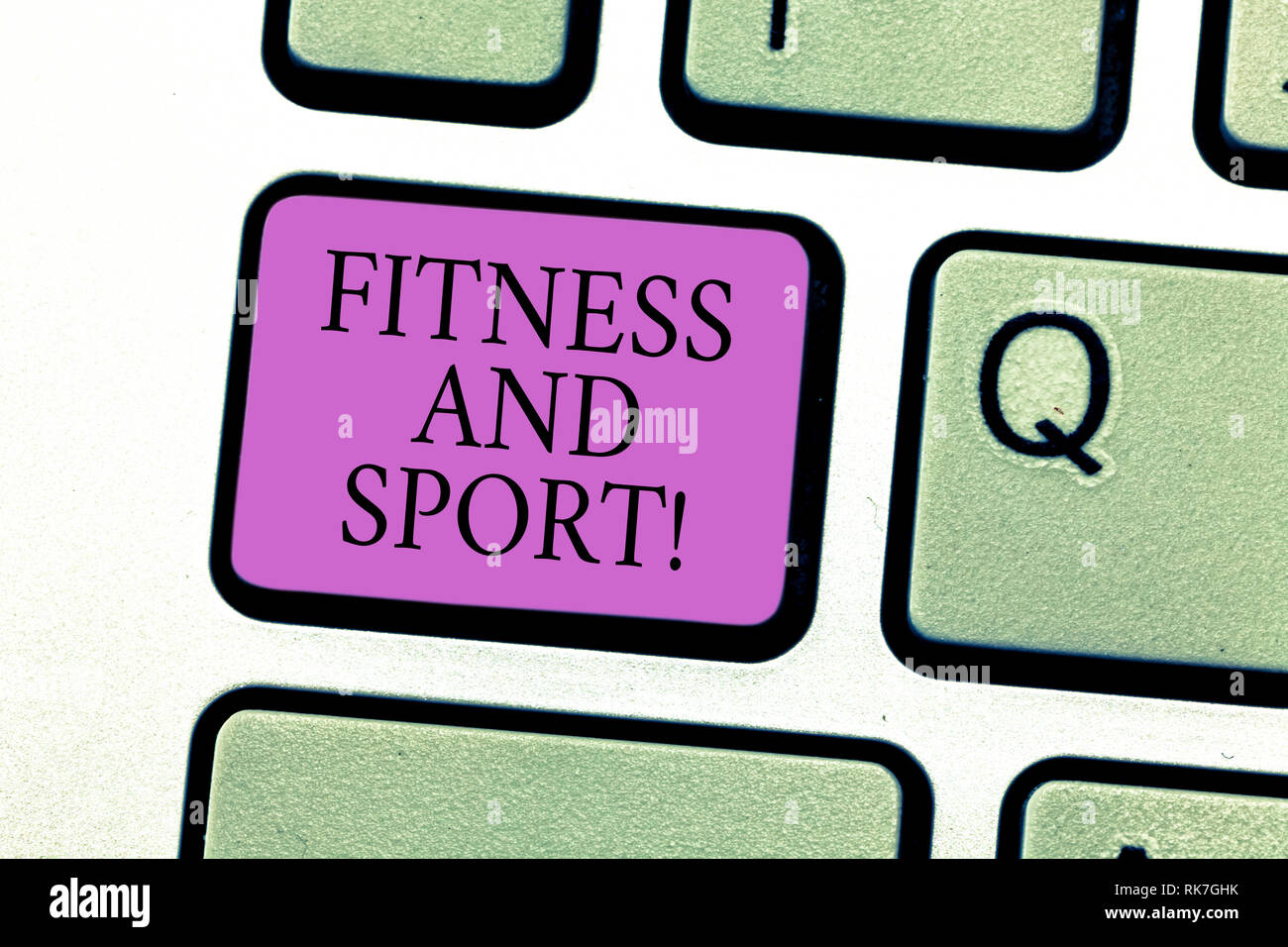 Word writing text Fitness And Sport. Business concept for condition of ...