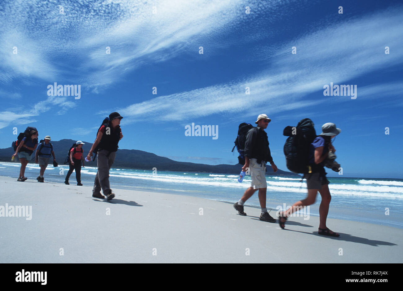 Guests on the Maria Island Walk traverse one of the most southern ...