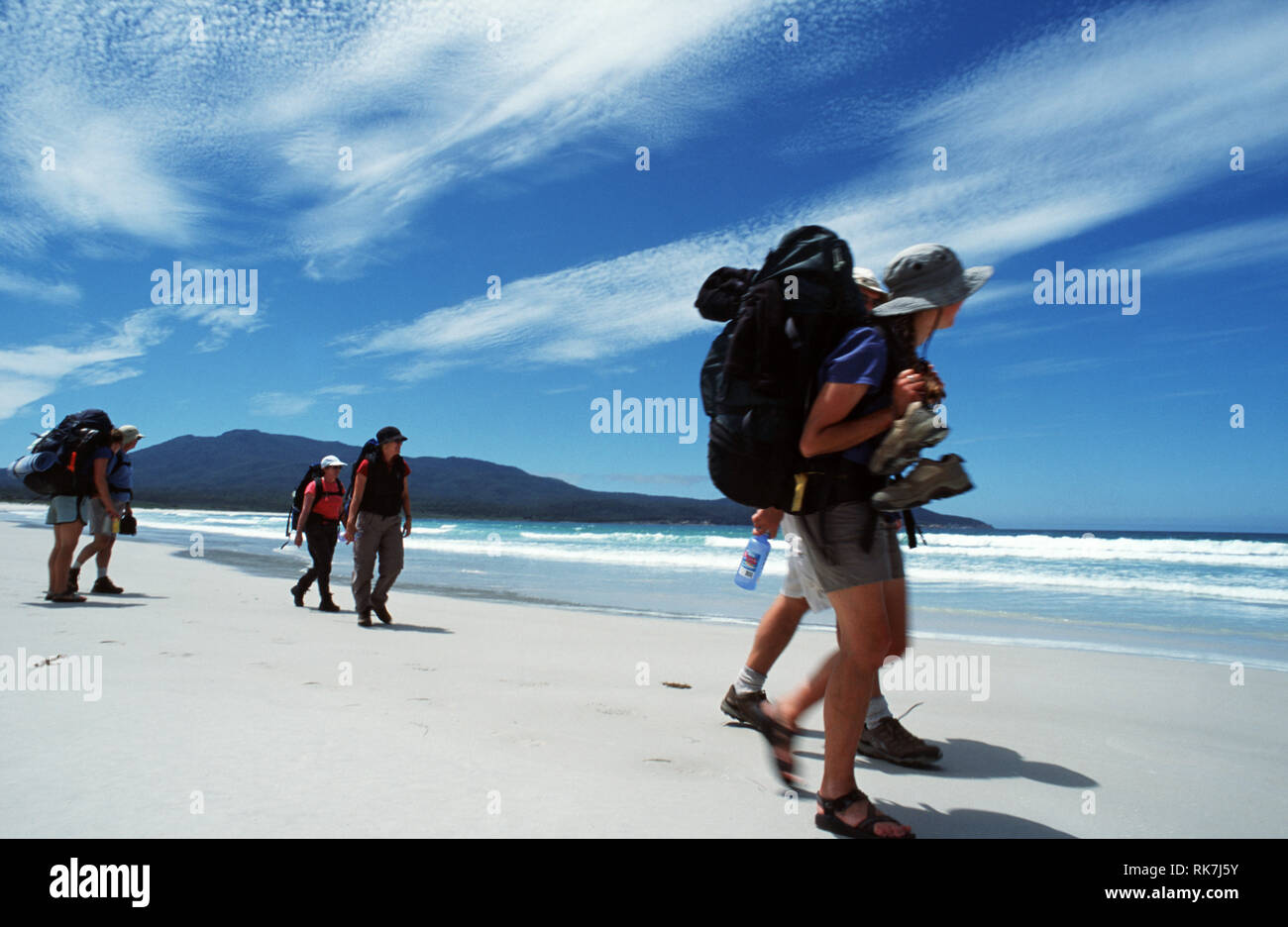 Guests on the Maria Island Walk traverse one of the most southern ...