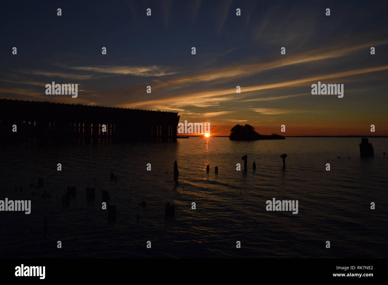 Marquette michigan lower ore dock hi-res stock photography and images ...