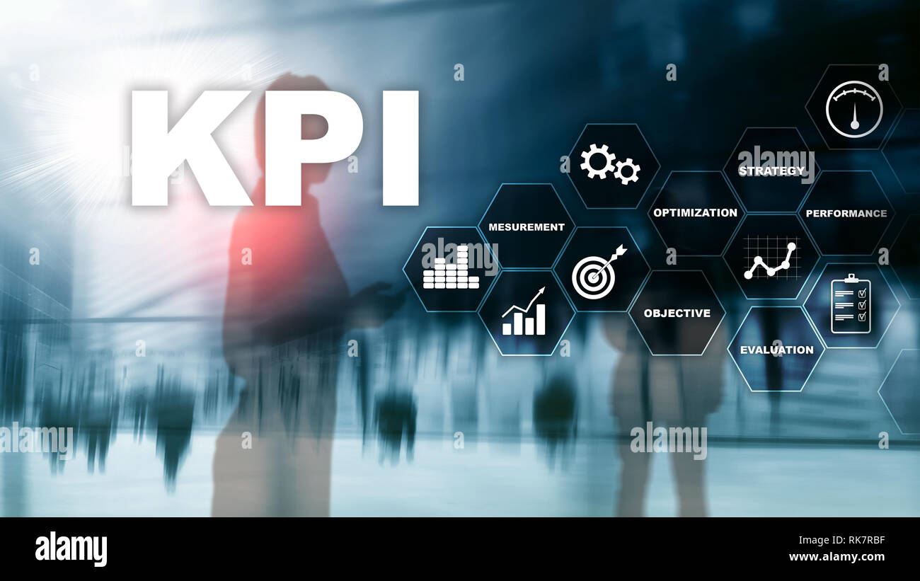 KPI - Key Performance Indicator. Business and technology concept ...
