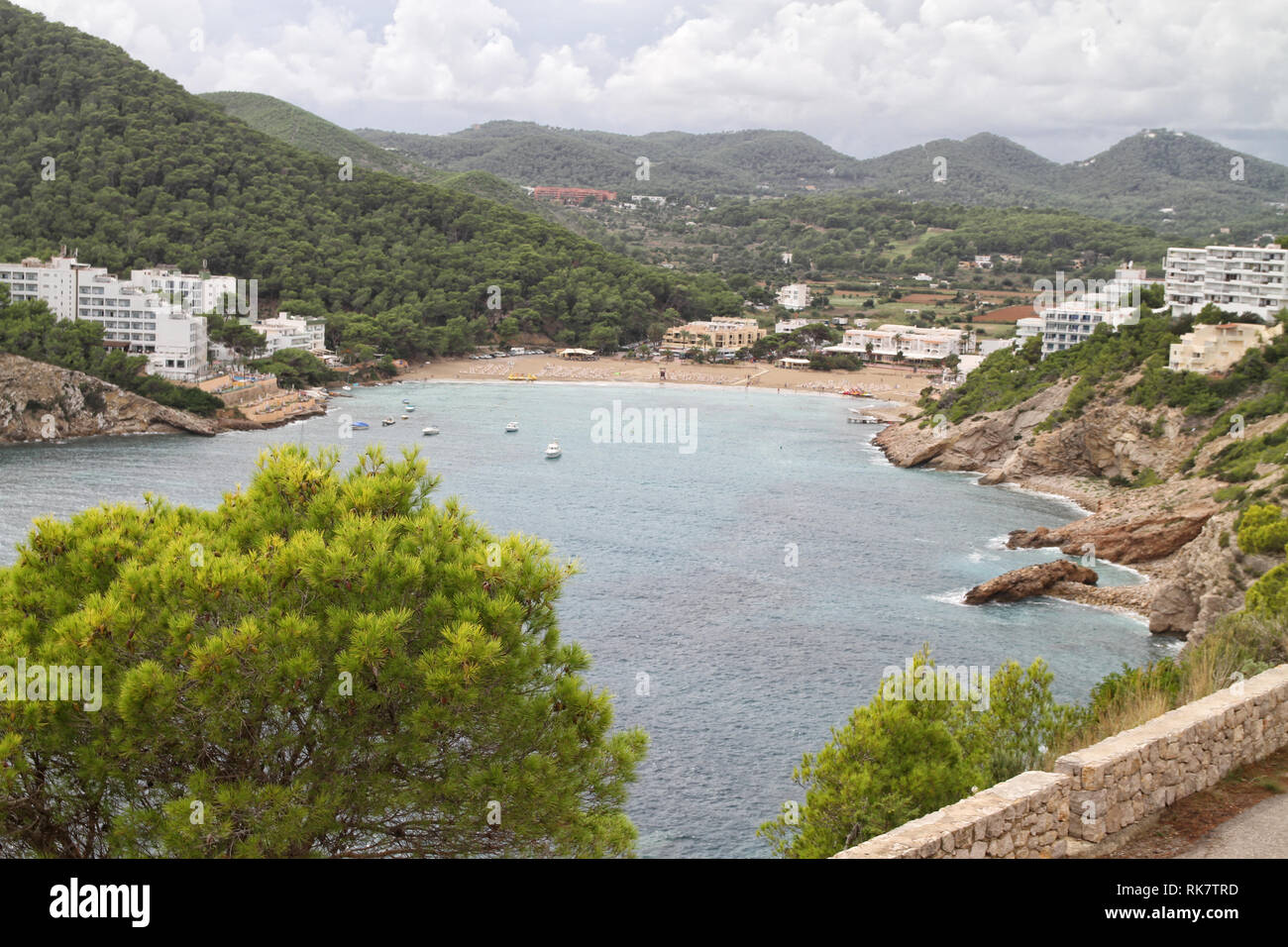 Cala Llonga, Ibiza, Spain Stock Photo - Alamy