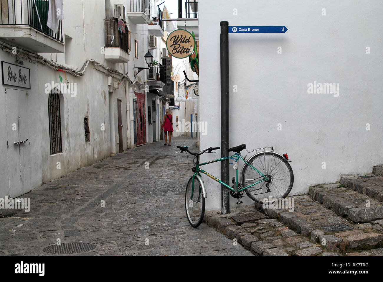Ibiza and sign and beach hi-res stock photography and images - Alamy
