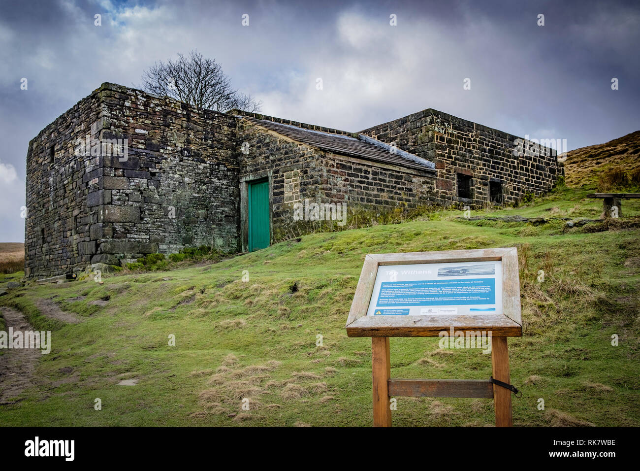 Top Withens also known as Top Withins on Haworth Moor, Haworth, UK ...