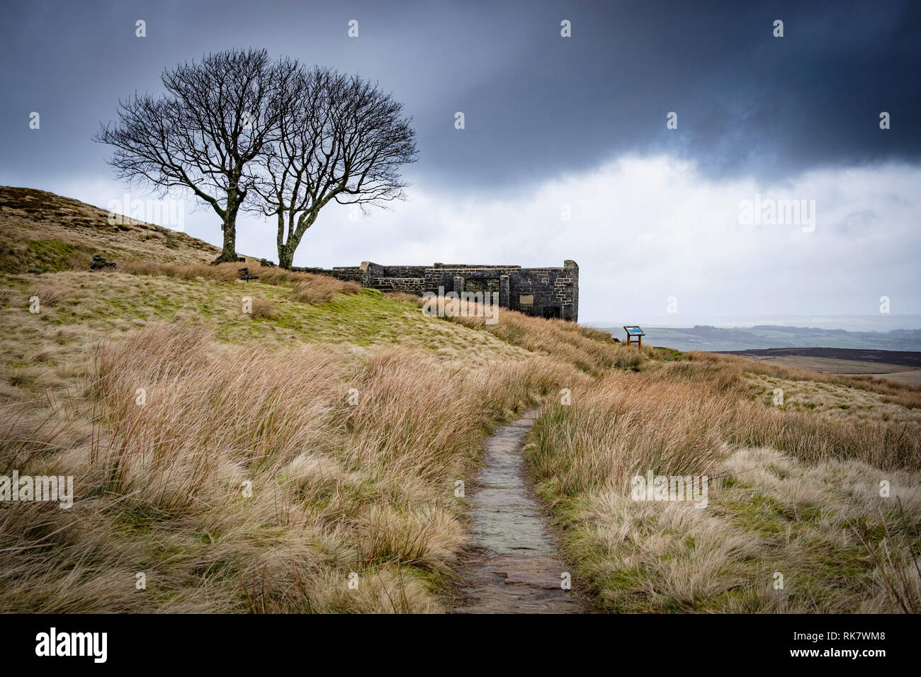 Top Withens also known as Top Withins on Haworth Moor, Haworth, UK ...