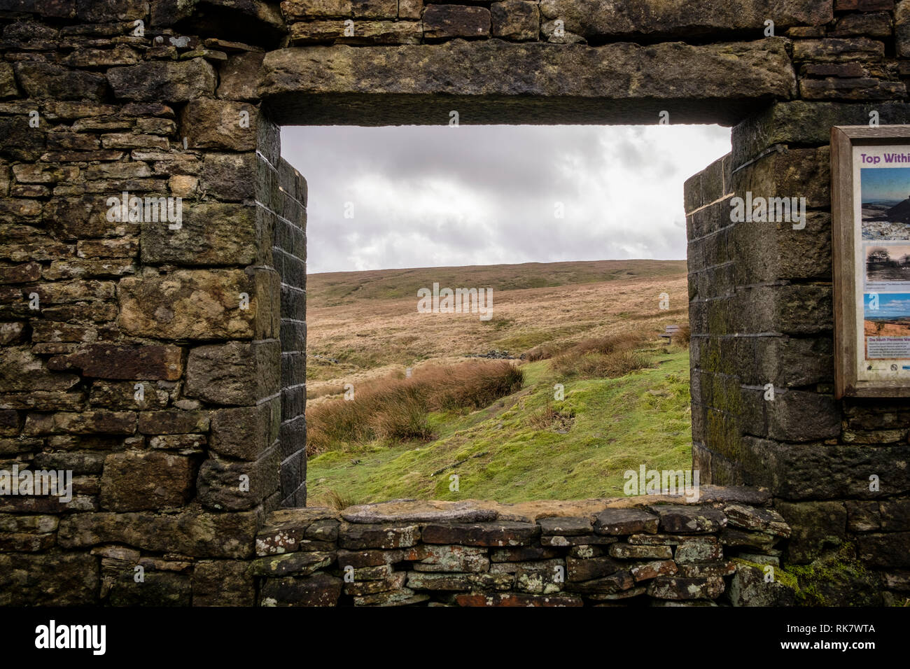 Top Withens also known as Top Withins on Haworth Moor, Haworth, UK ...