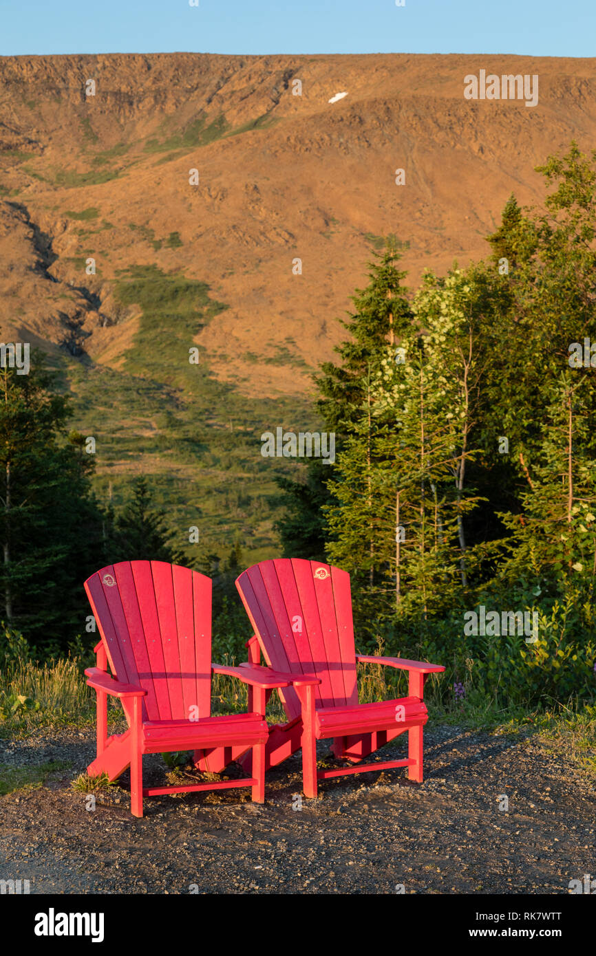 Two red chairs hi-res stock photography and images - Alamy
