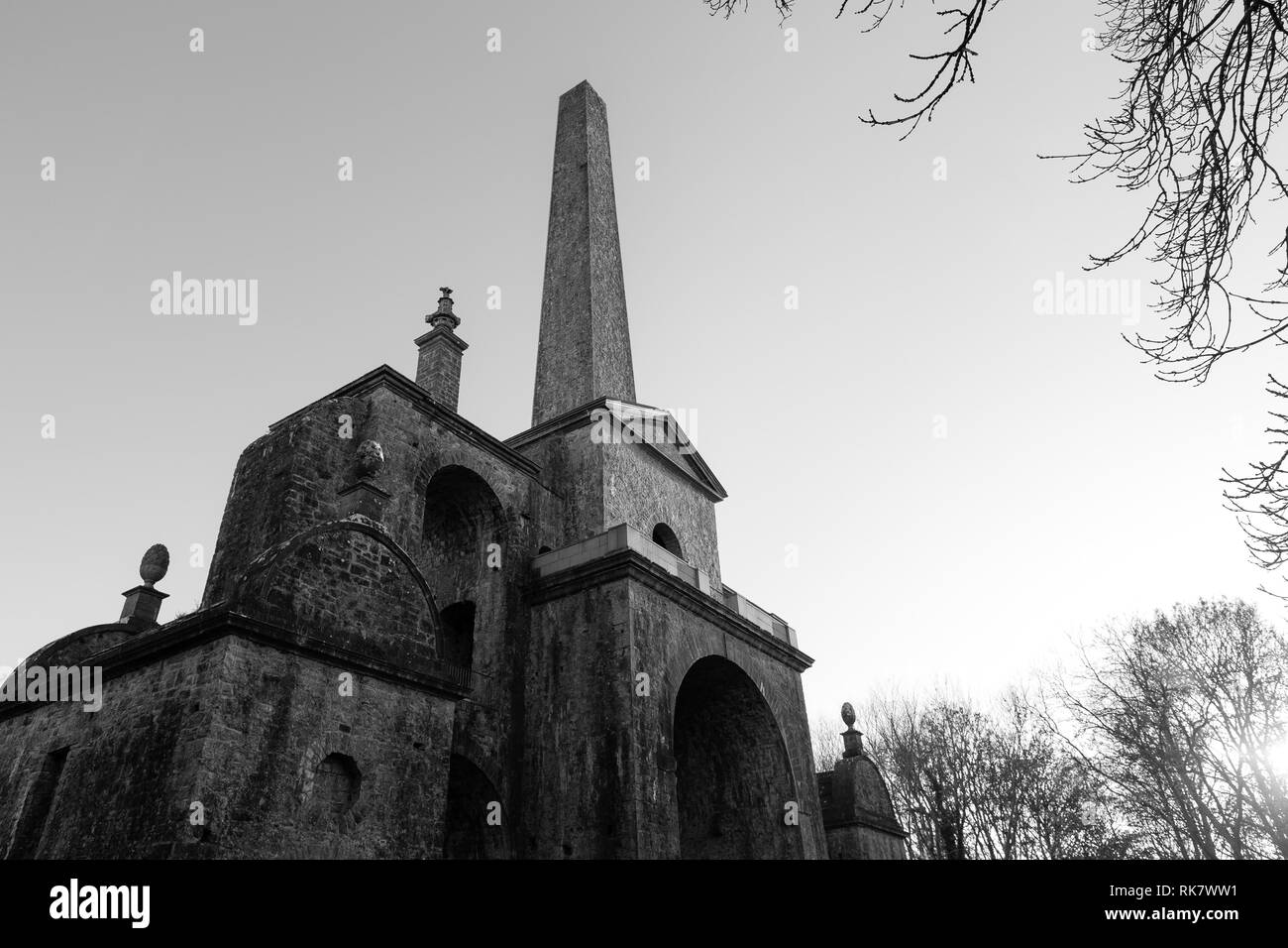 The Obelisk Conolly`s Folly built within Castletown Estate to provide ...