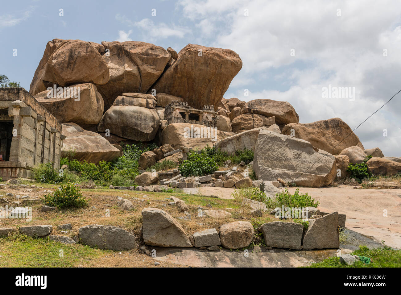The landscape of Hampi is scattered with fabulous rock cut temples and ...