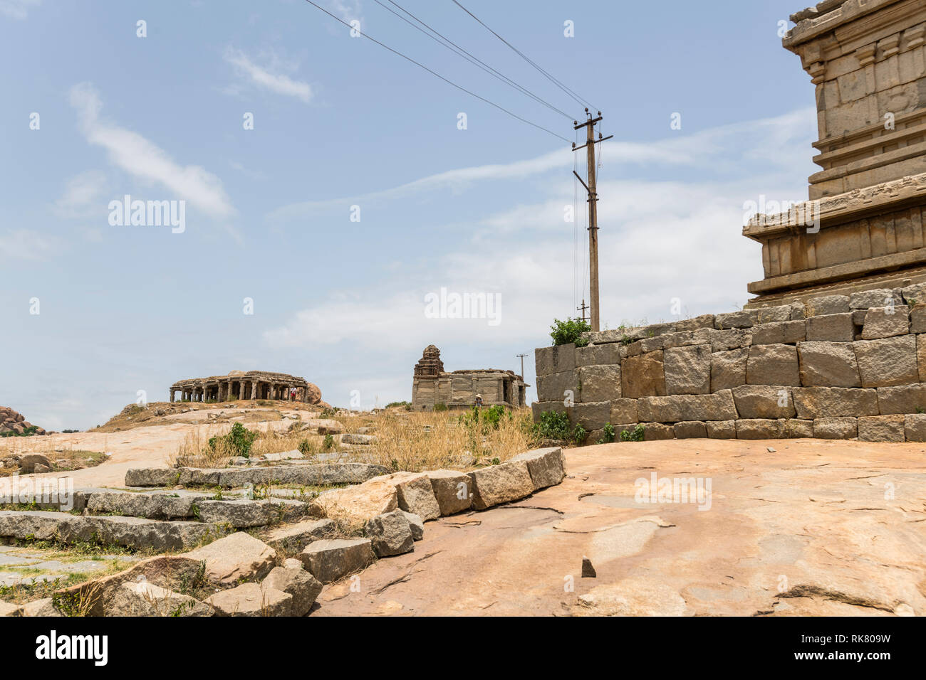 The landscape of Hampi is scattered with fabulous rock cut temples and ...