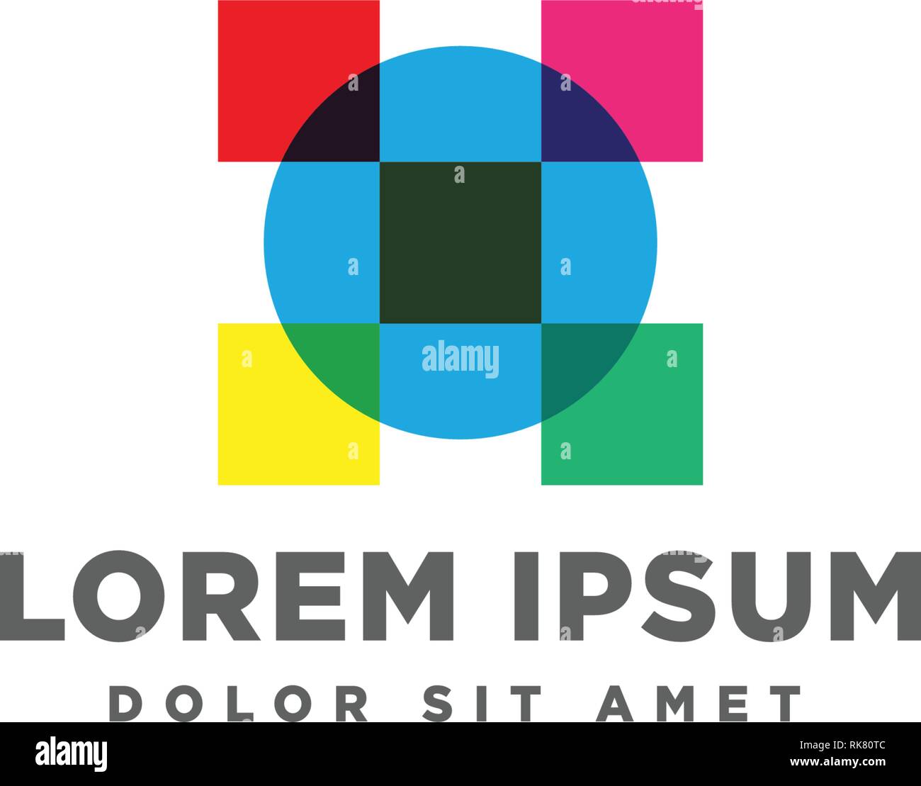 abstract community logo template vector illustration icon element ...