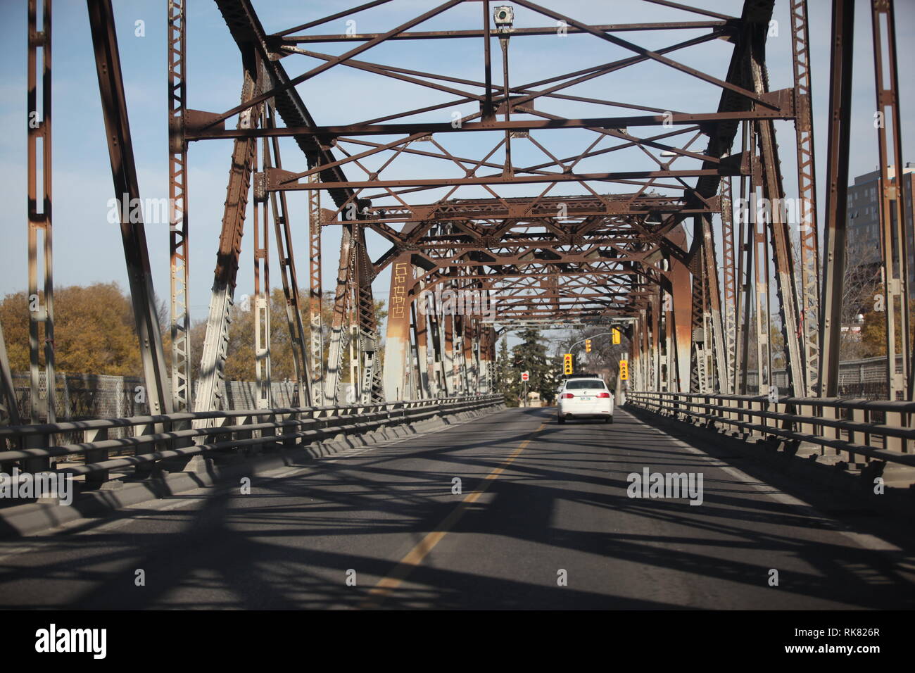 Old Rustic Iron Bridge Bridge Stock Photo - Alamy