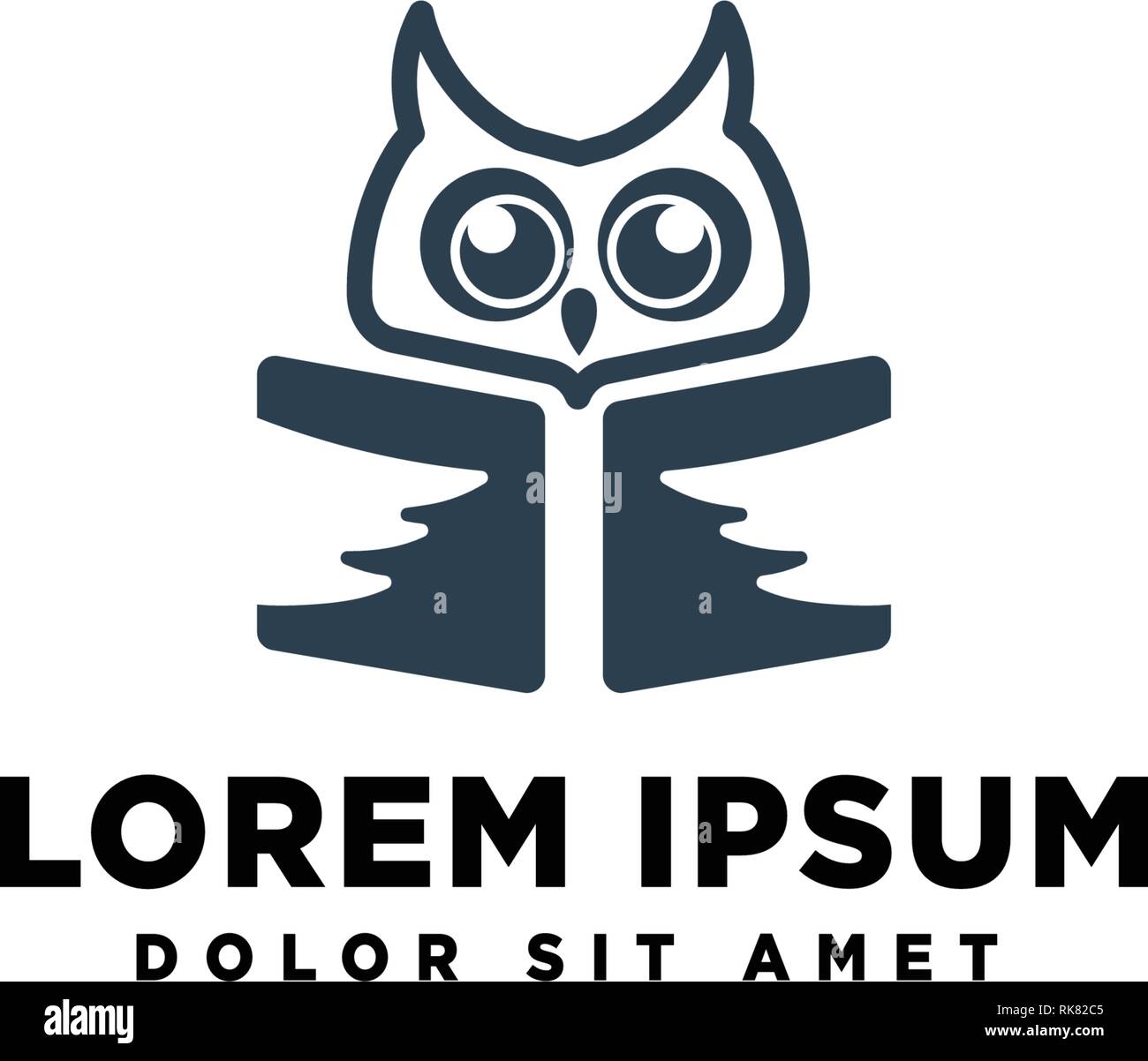 Knowledge owl icon outline hi-res stock photography and images - Alamy