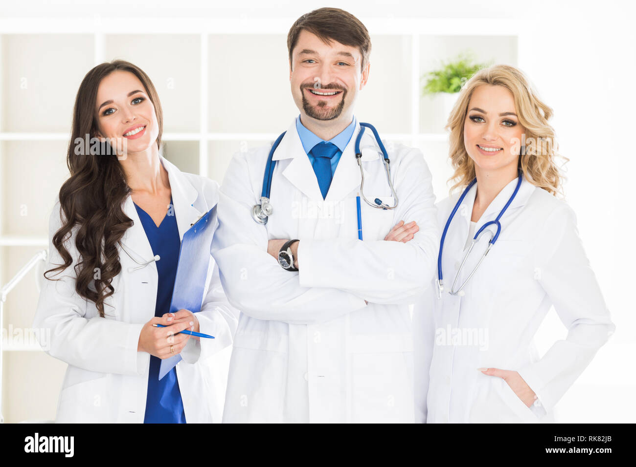 Portrait male staff team working hi-res stock photography and images ...