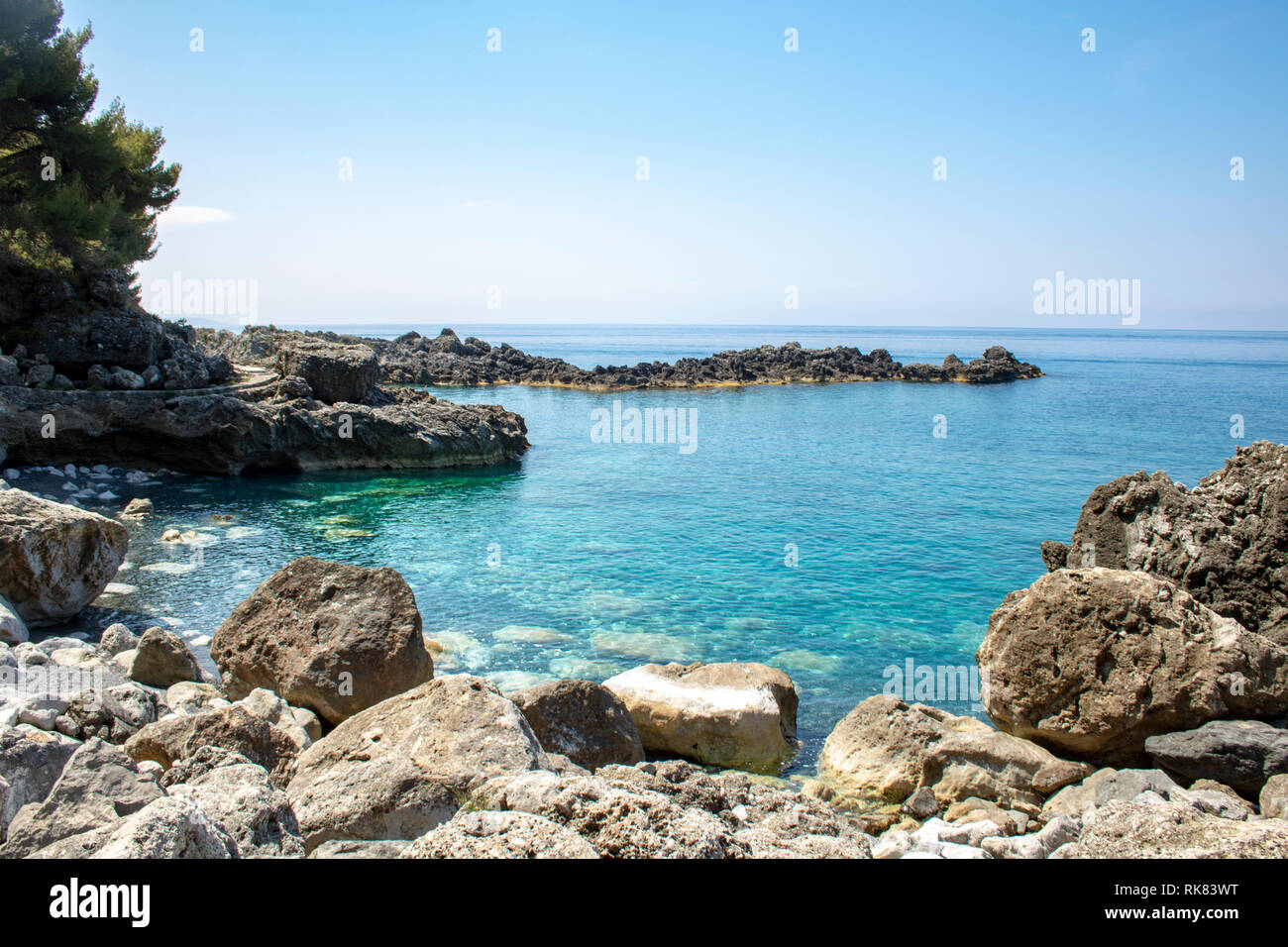 Little bay of Maratea coast, Basilicata, Italy Stock Photo - Alamy