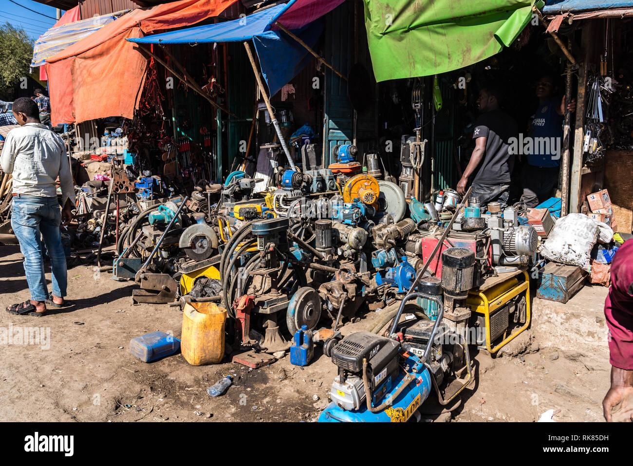Addis Mercato in Addis Abeba, Ethiopia in Africa Stock Photo - Alamy