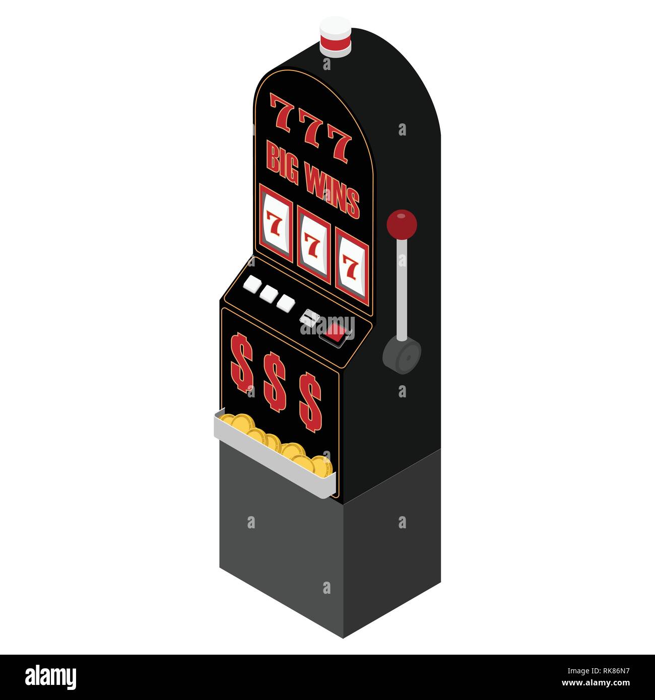 Number 7 lucky Stock Vector Images - Alamy