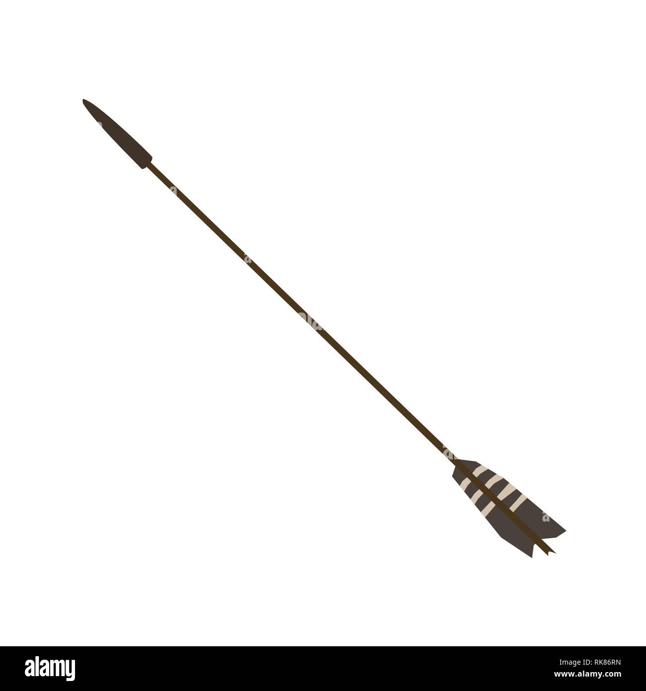 Native American Indian style ethnic arrow vector isolated Stock Vector ...