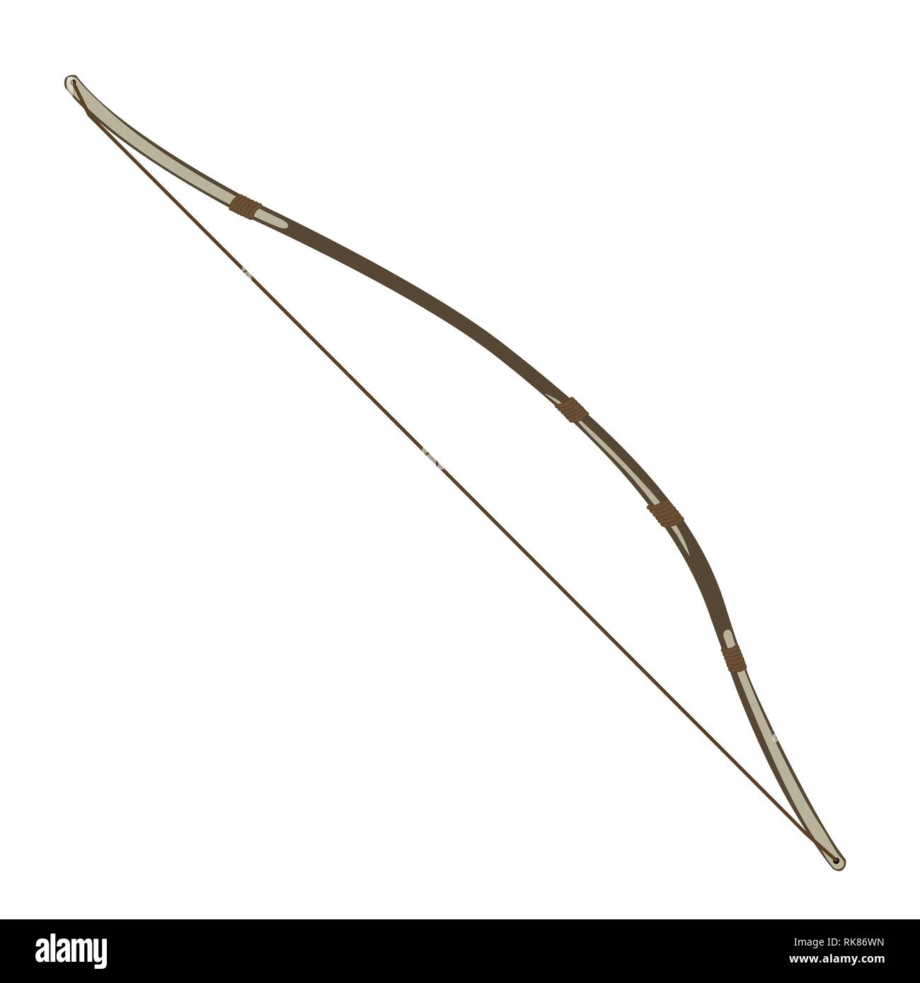 Archery bow vector hi-res stock photography and images - Alamy