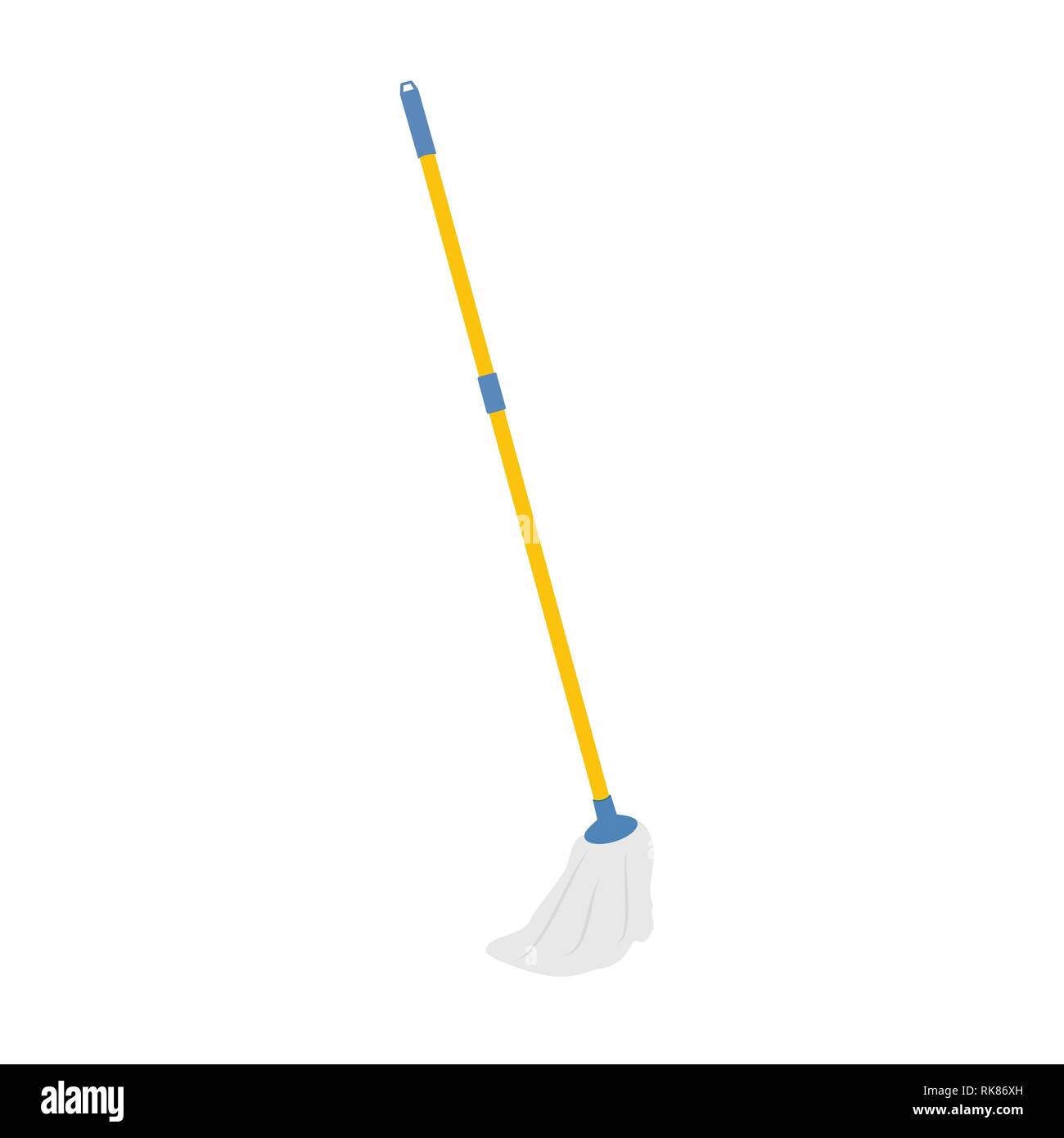 Vector mop cleaning housework tool hygiene Stock Vector Image & Art - Alamy