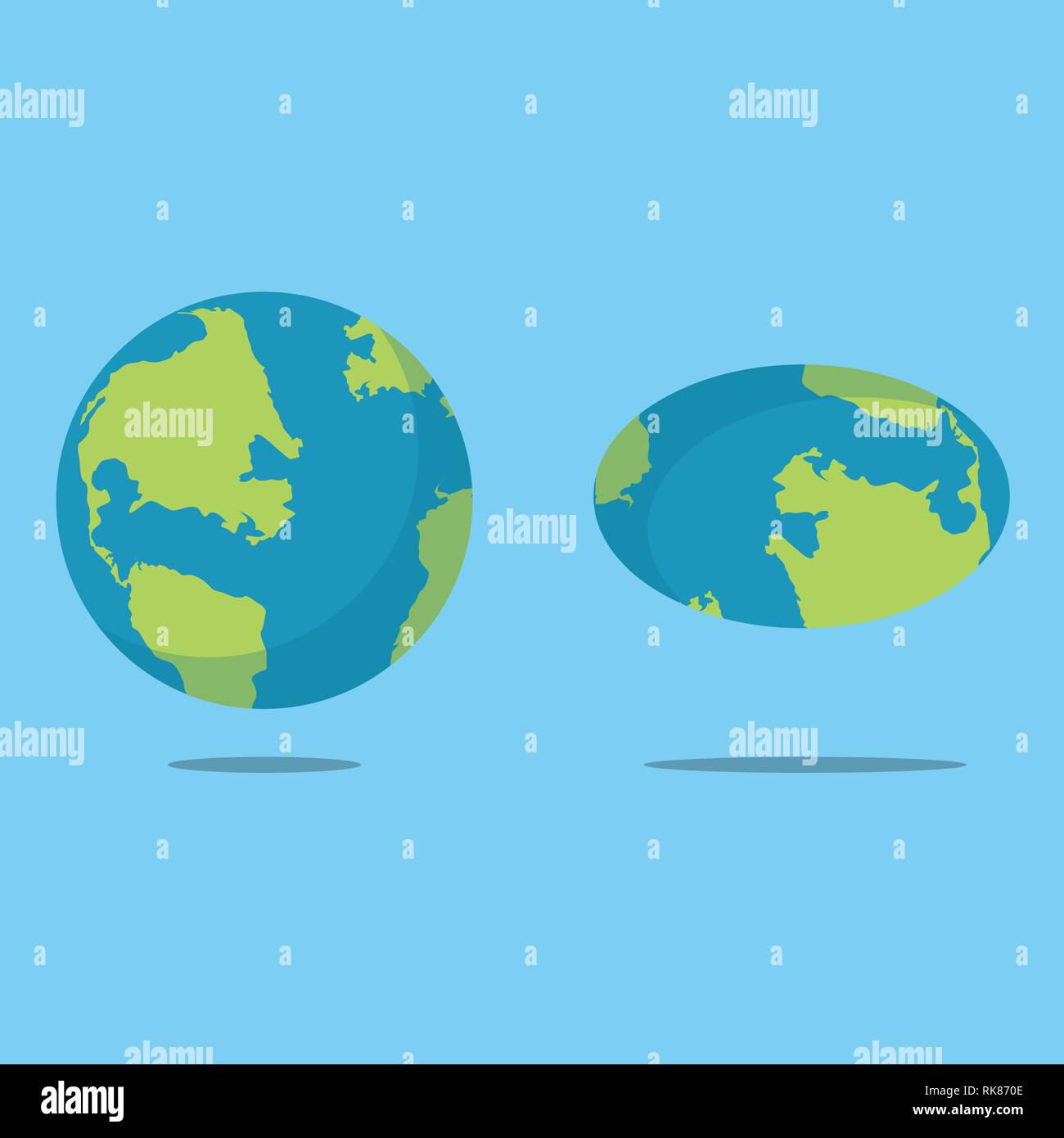 Flat planet Earth icon. Vector illustration for web banner, web and ...