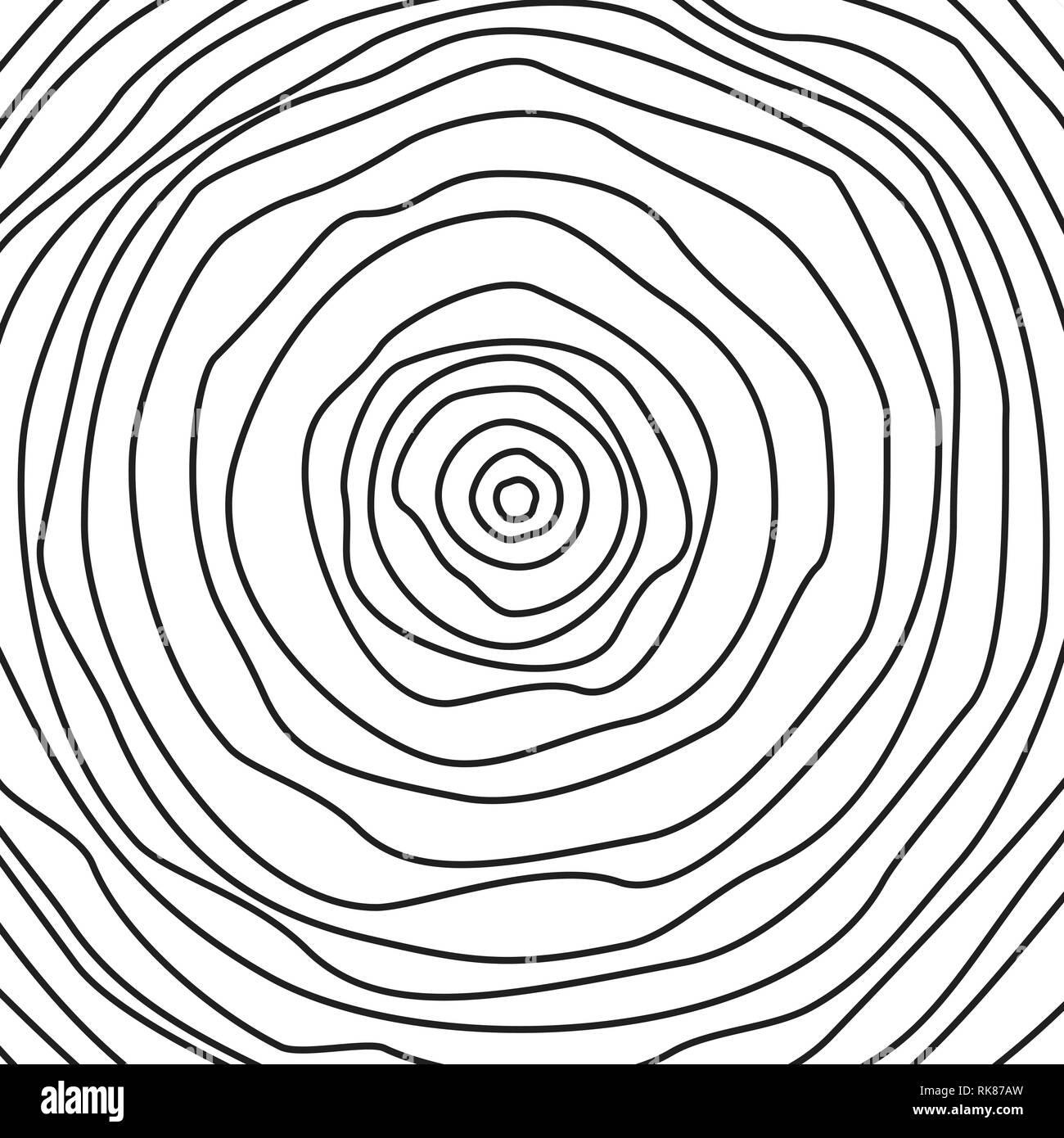 Vector tree rings background. Wooden wallpaper Stock Vector Image & Art ...