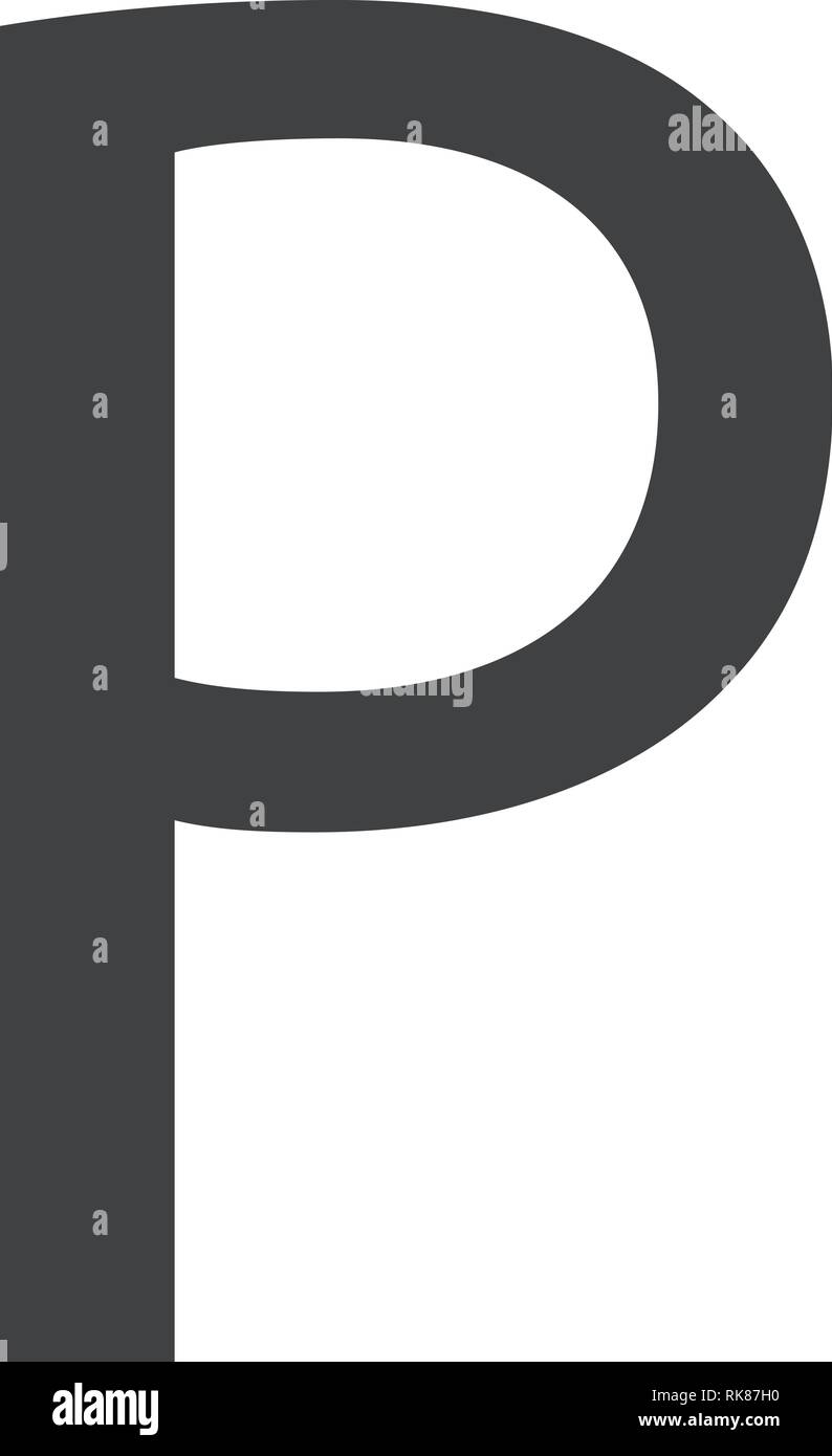 Vector icon car parking zone sign, symbol. Parking space. Roadsign with ...