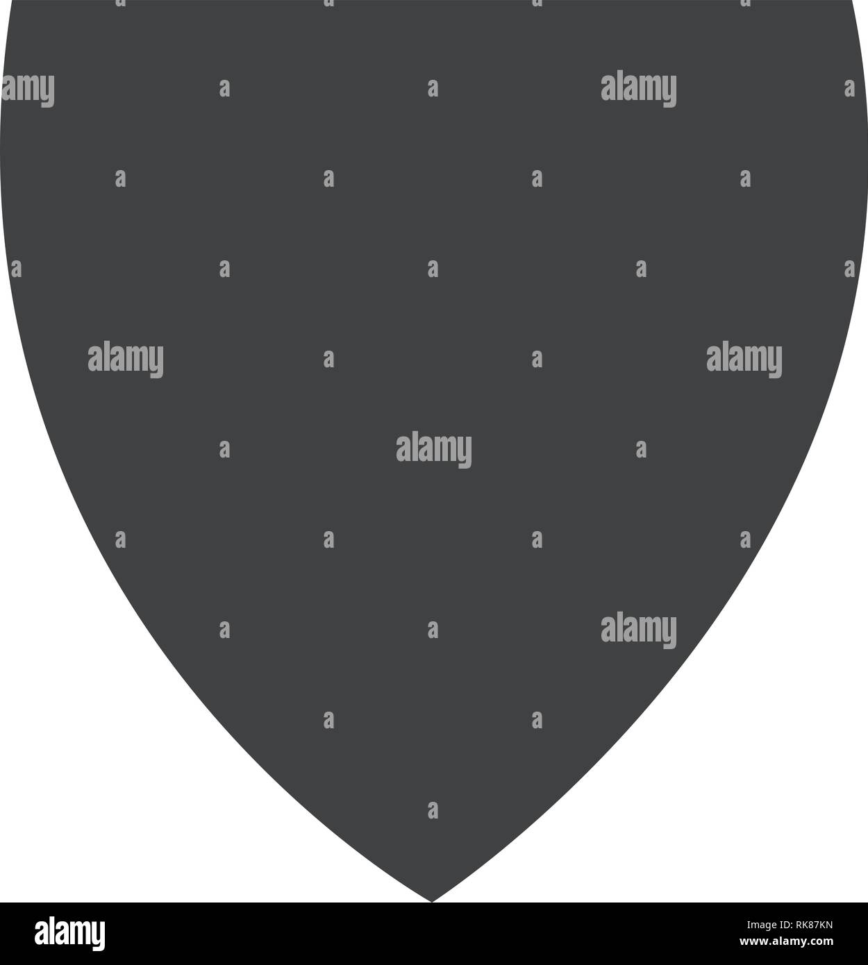 Vector security guard icon. Shield sign, symbol Stock Vector Image ...