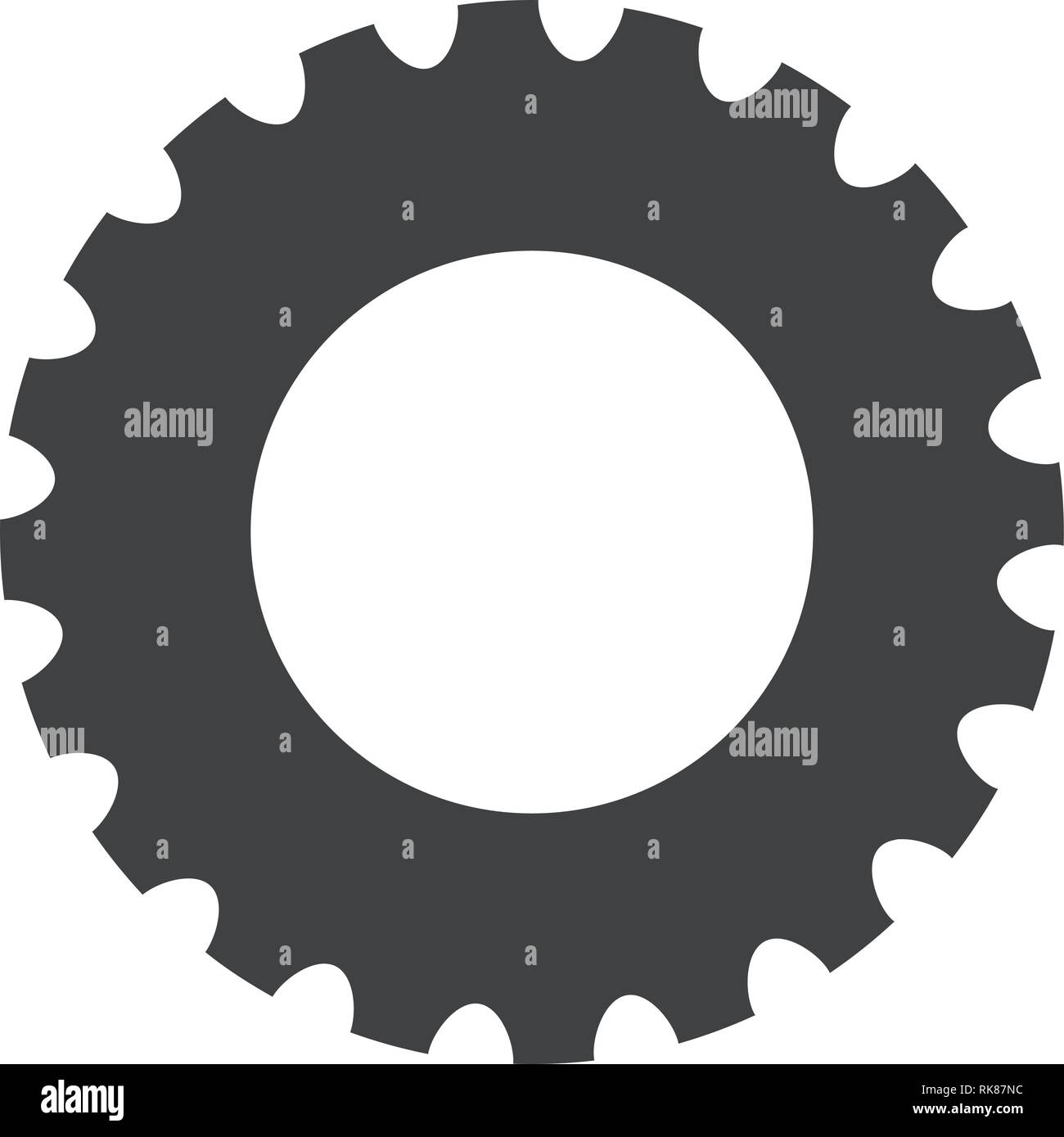 Gear vector icon. Mechanism sign, symbol Stock Vector Image & Art - Alamy