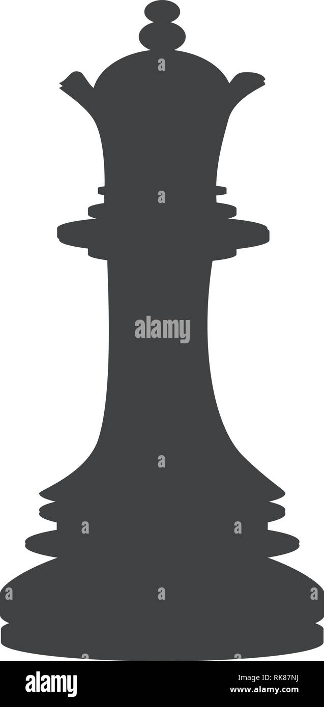 Chess king vector icon isolated. Business challenge sign, symbol Stock ...