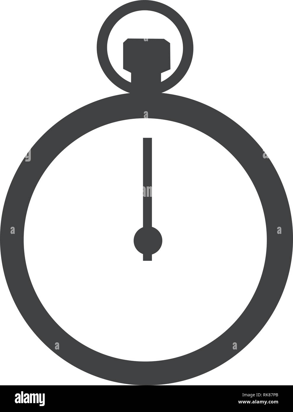 Clock vector icon. Stopwatch sign, symbol Stock Vector Image & Art - Alamy