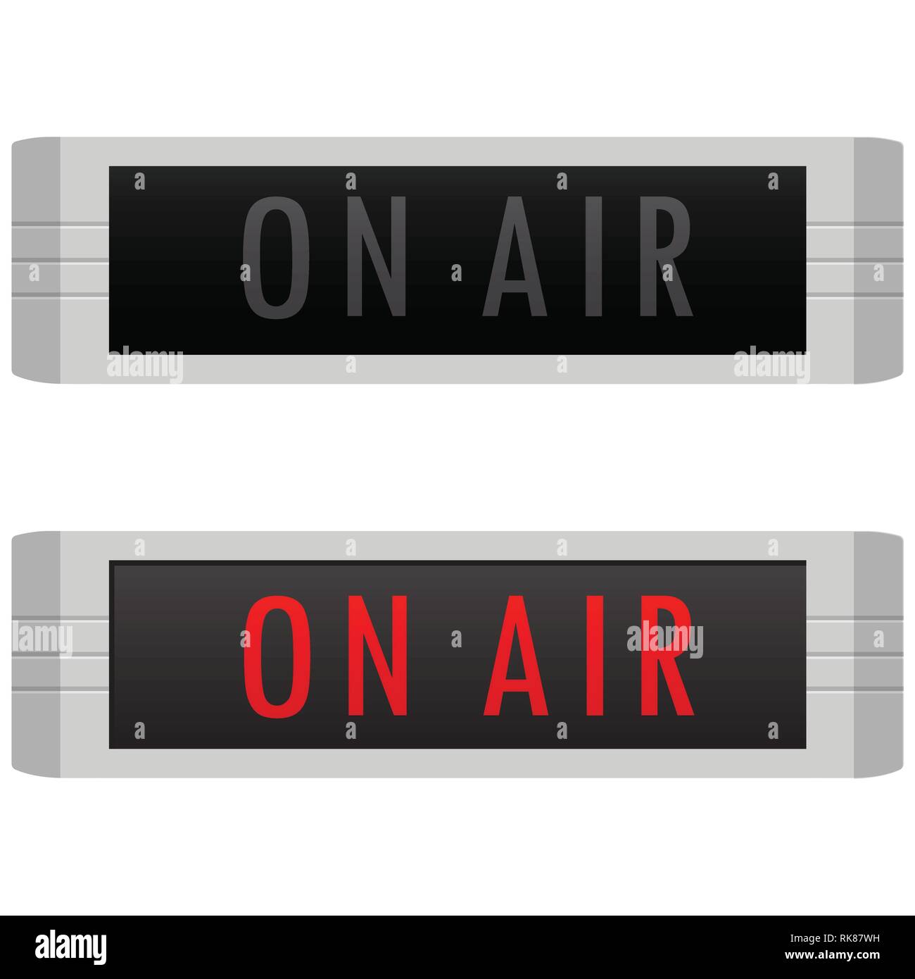 Vector on air realistic sign Stock Vector Image & Art - Alamy