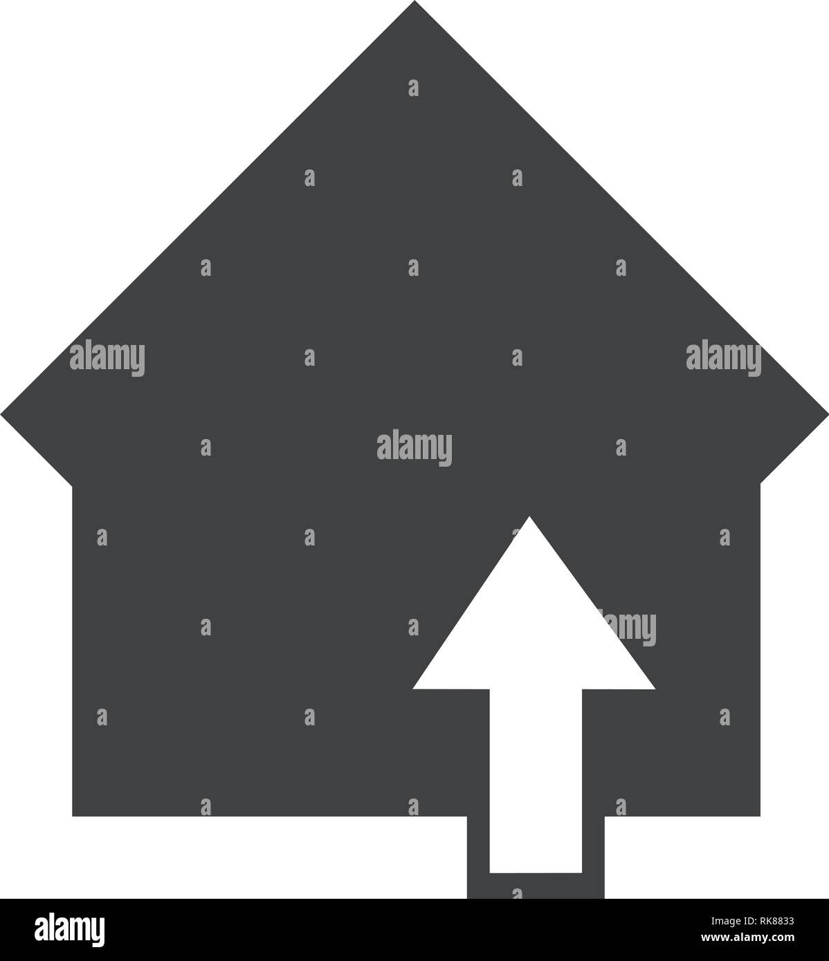 Home, house, real estate vector icon for app, application, print and ...