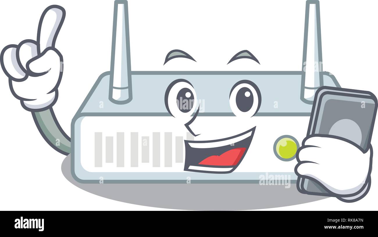 Phone home broadband Stock Vector Images - Alamy