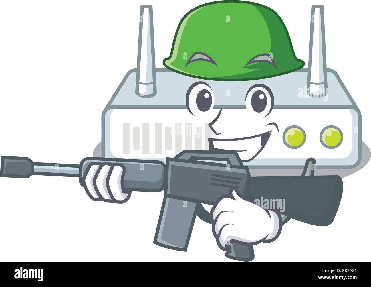 Army router in the a character shape Stock Vector Image & Art - Alamy