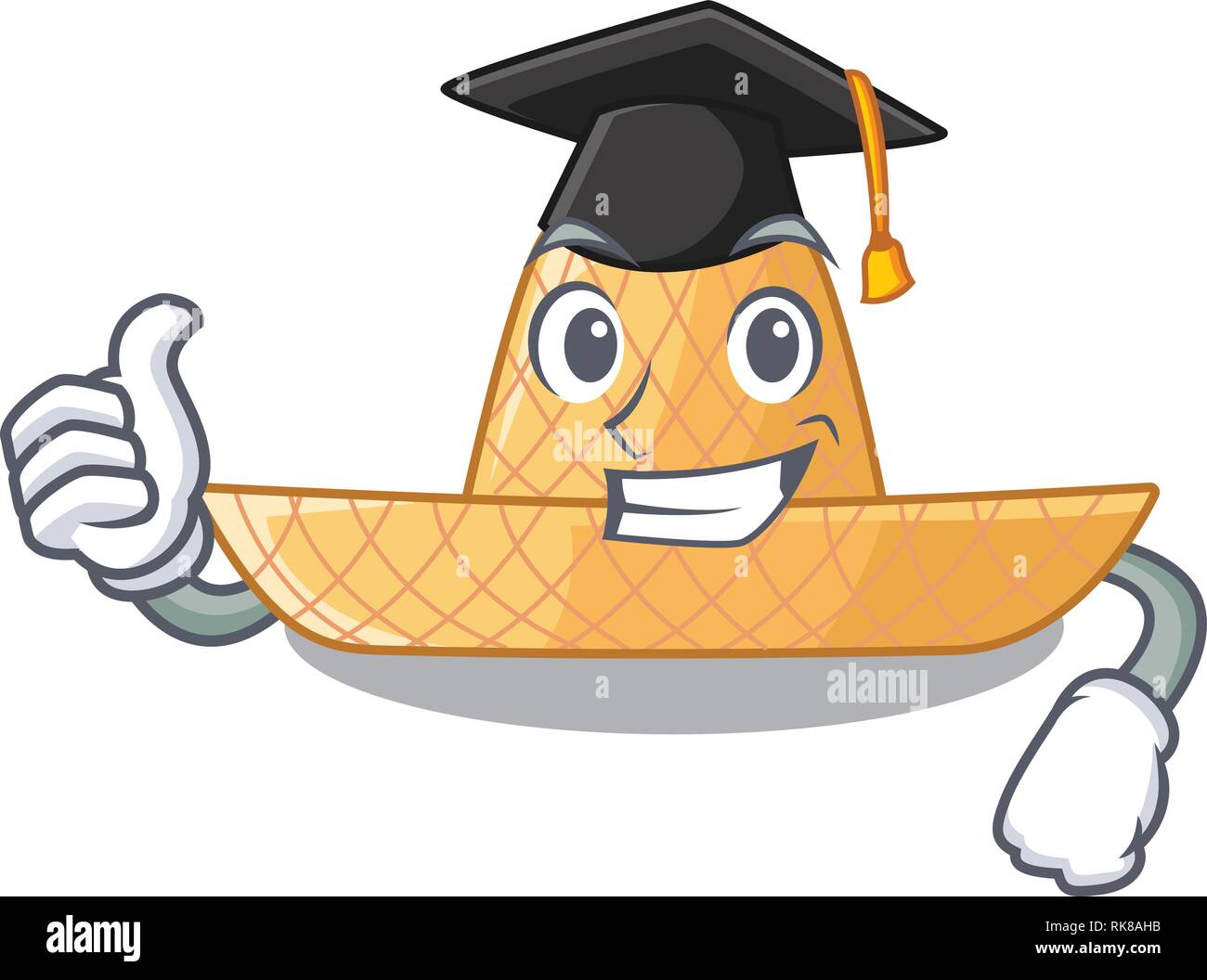 Straw hat ribbon in Stock Vector Images - Alamy