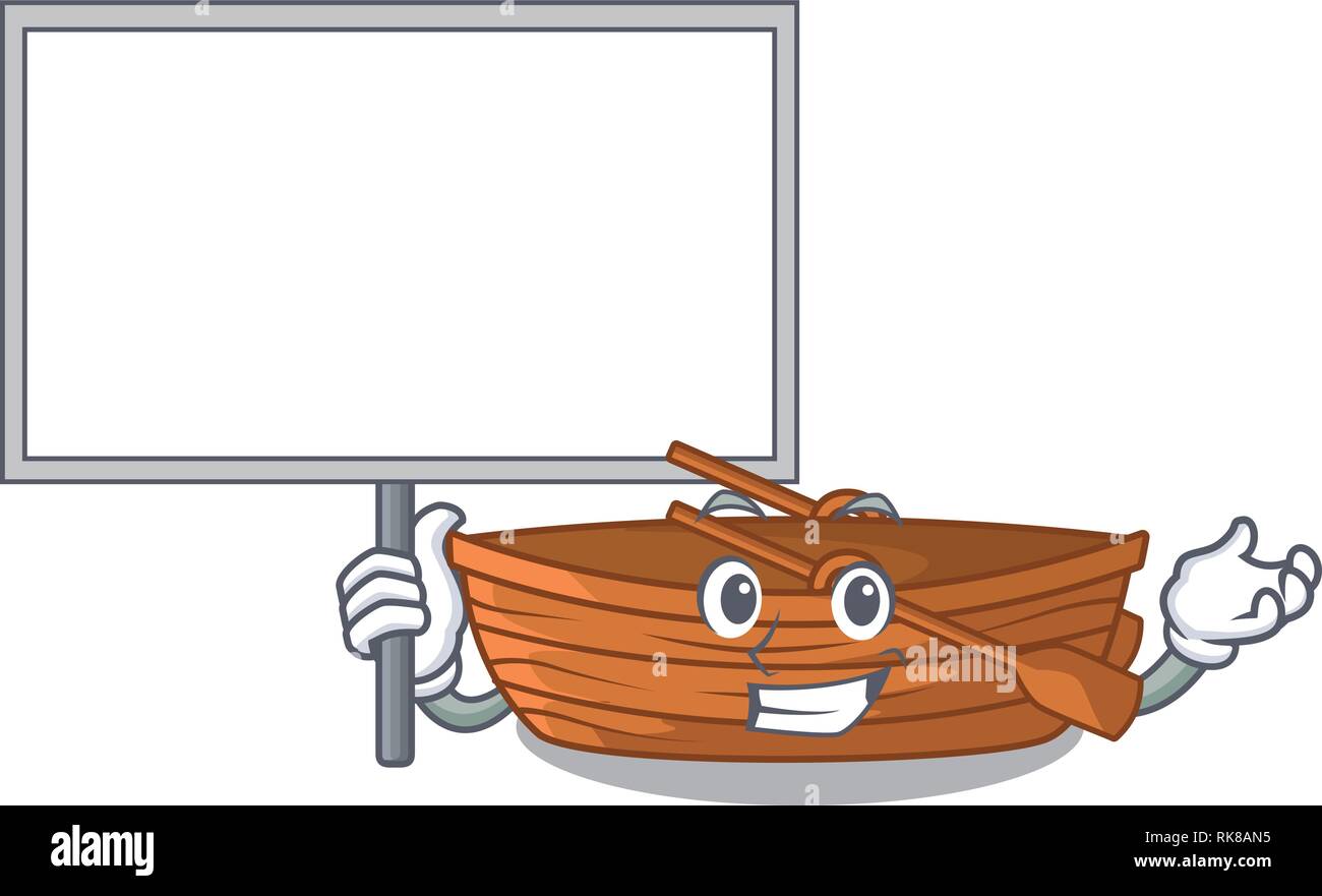 Bring board wooden boat in the cartoon shape Stock Vector Image & Art ...