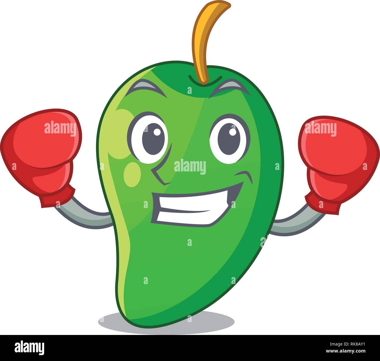 Basket of mangoes Stock Vector Images - Alamy