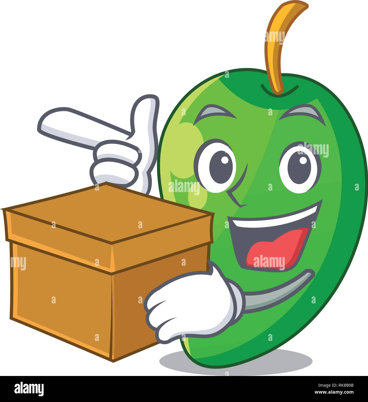 Mango shipment Stock Vector Images - Alamy