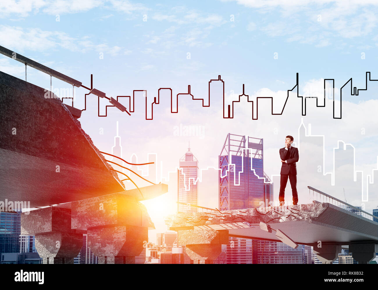 Searching new ways for problems solution Stock Photo - Alamy