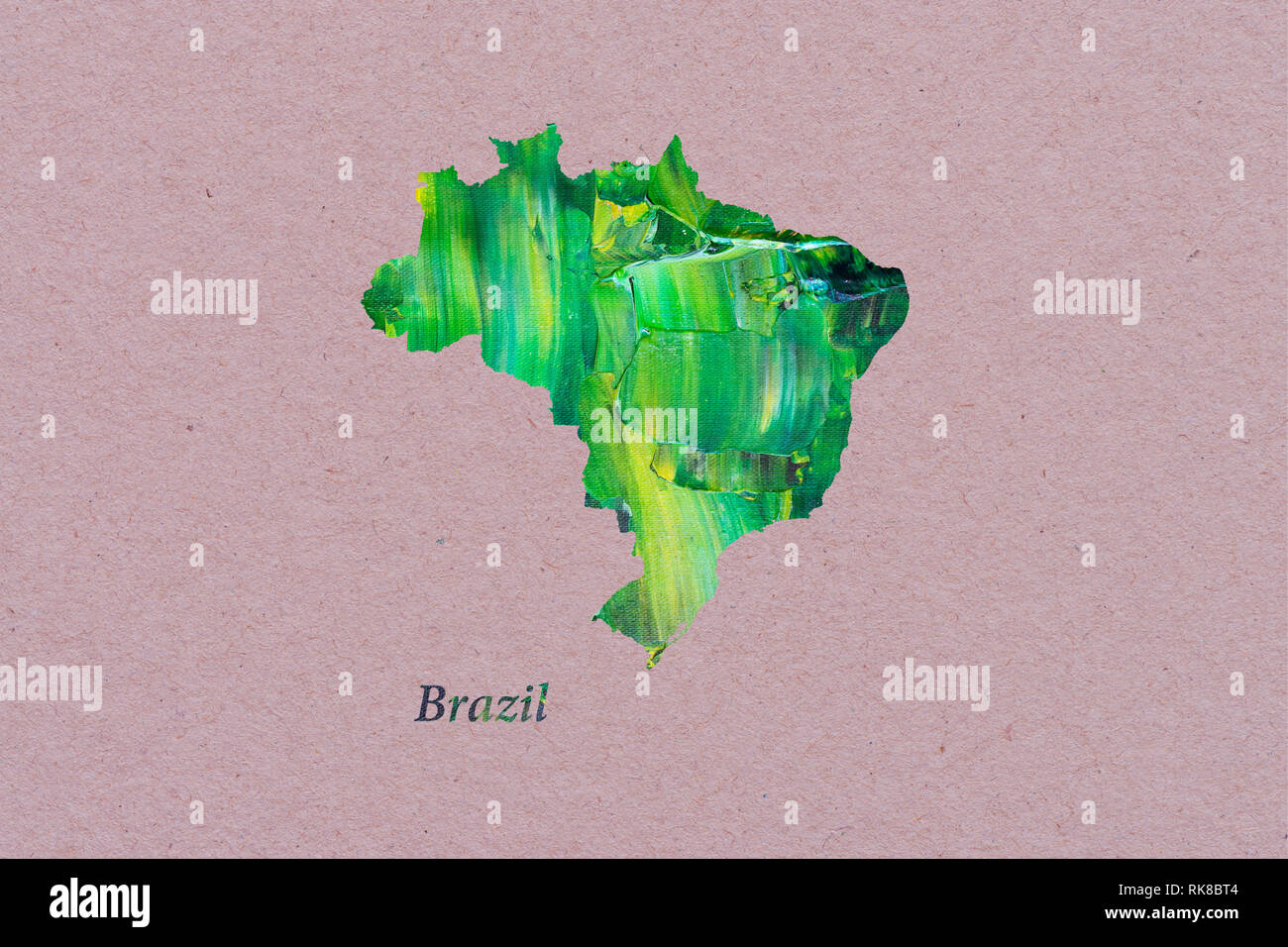 Brazil map new hi-res stock photography and images - Alamy