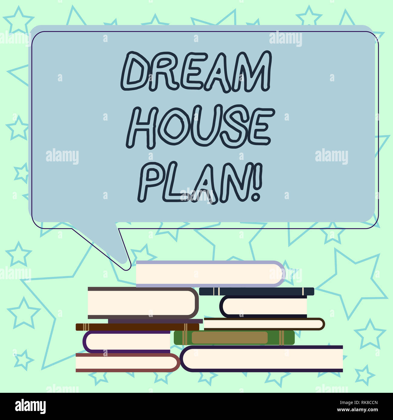 Handwriting text writing Dream House Plan. Concept meaning construction ...