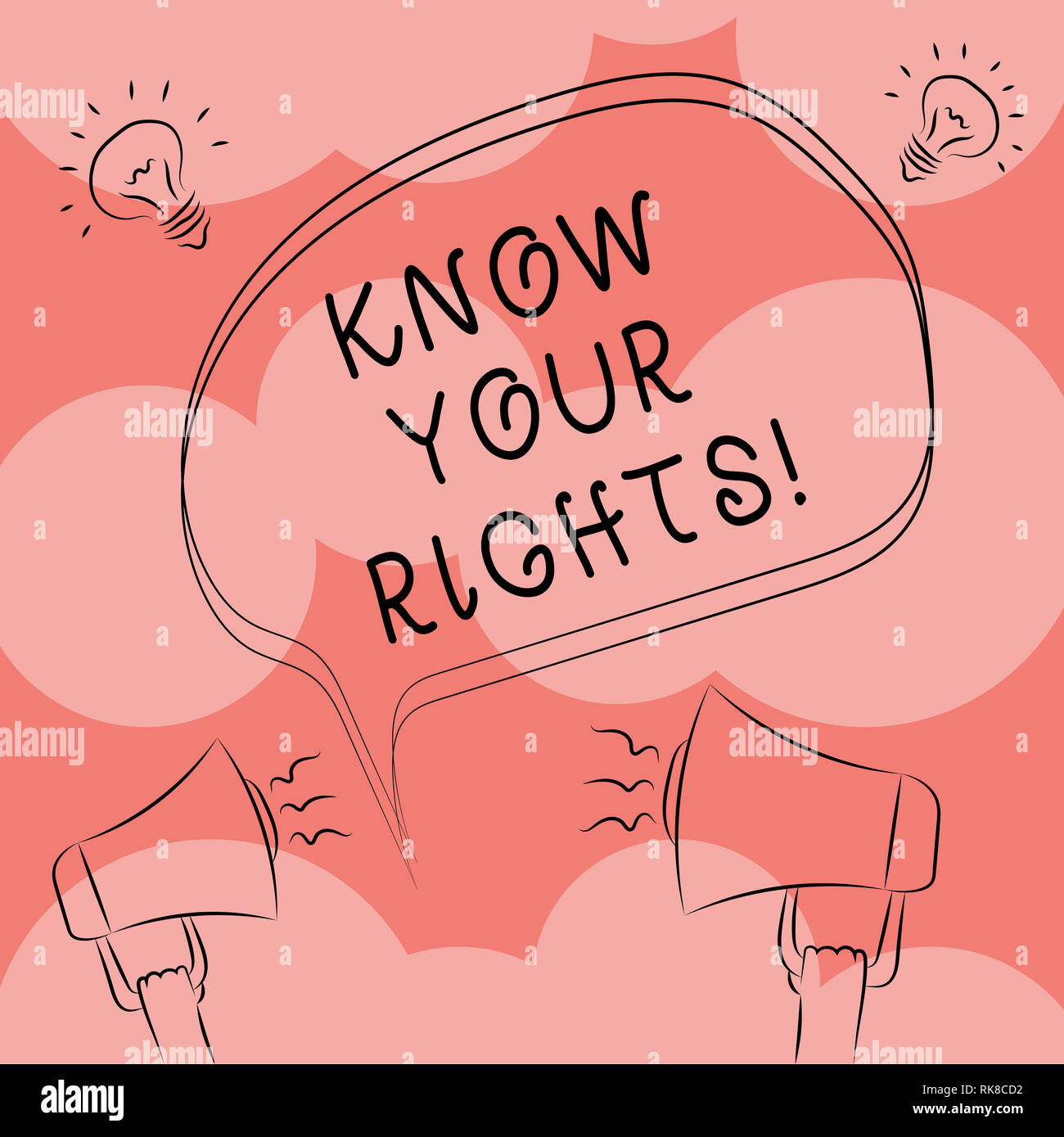 Writing note showing Know Your Rights. Business photo showcasing asking ...