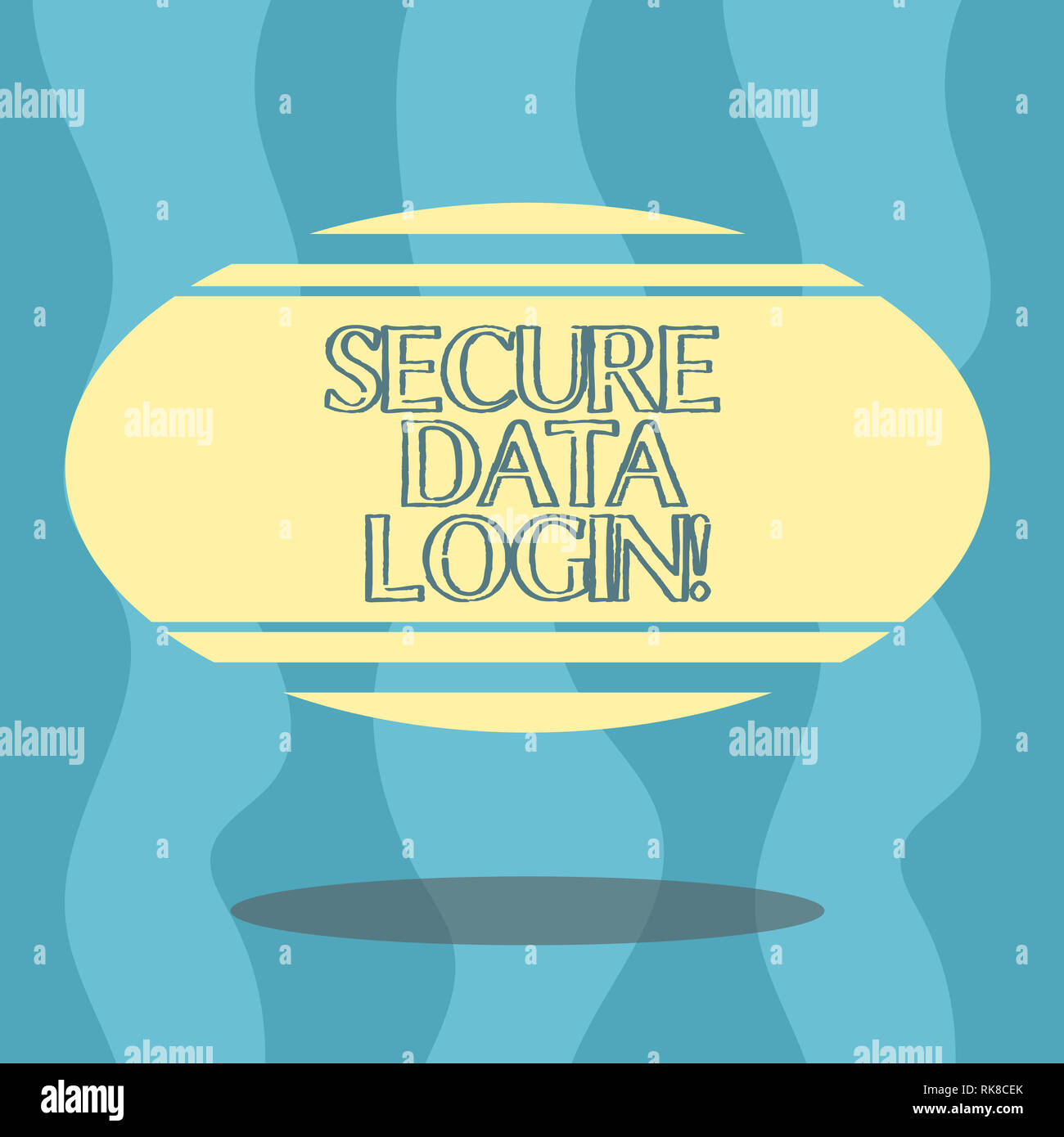 Conceptual hand writing showing Secure Data Login. Business photo ...