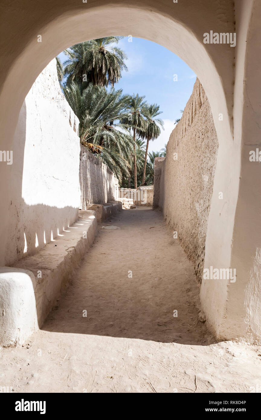 the ancient white city of Ghadames, Libya, Africa Stock Photo - Alamy